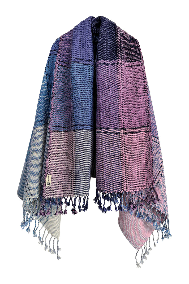 Shop Pastel Plaid Poncho Cape for Women | JULAHAS
