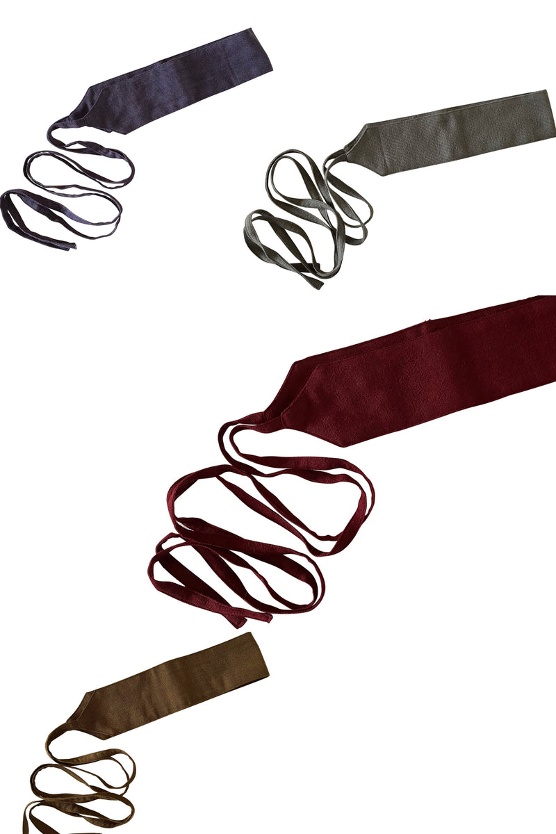 Handwoven Wool Obi Wrap Belt – Timeless Style | JULAHAS